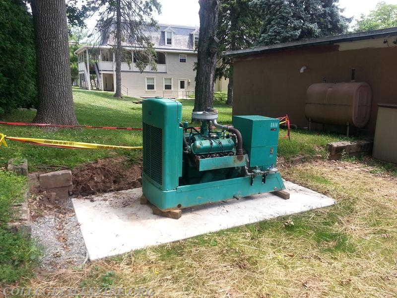 EMERGENCY GENERATOR BEING INSTALLED AT STATION - Collegeville Fire ...